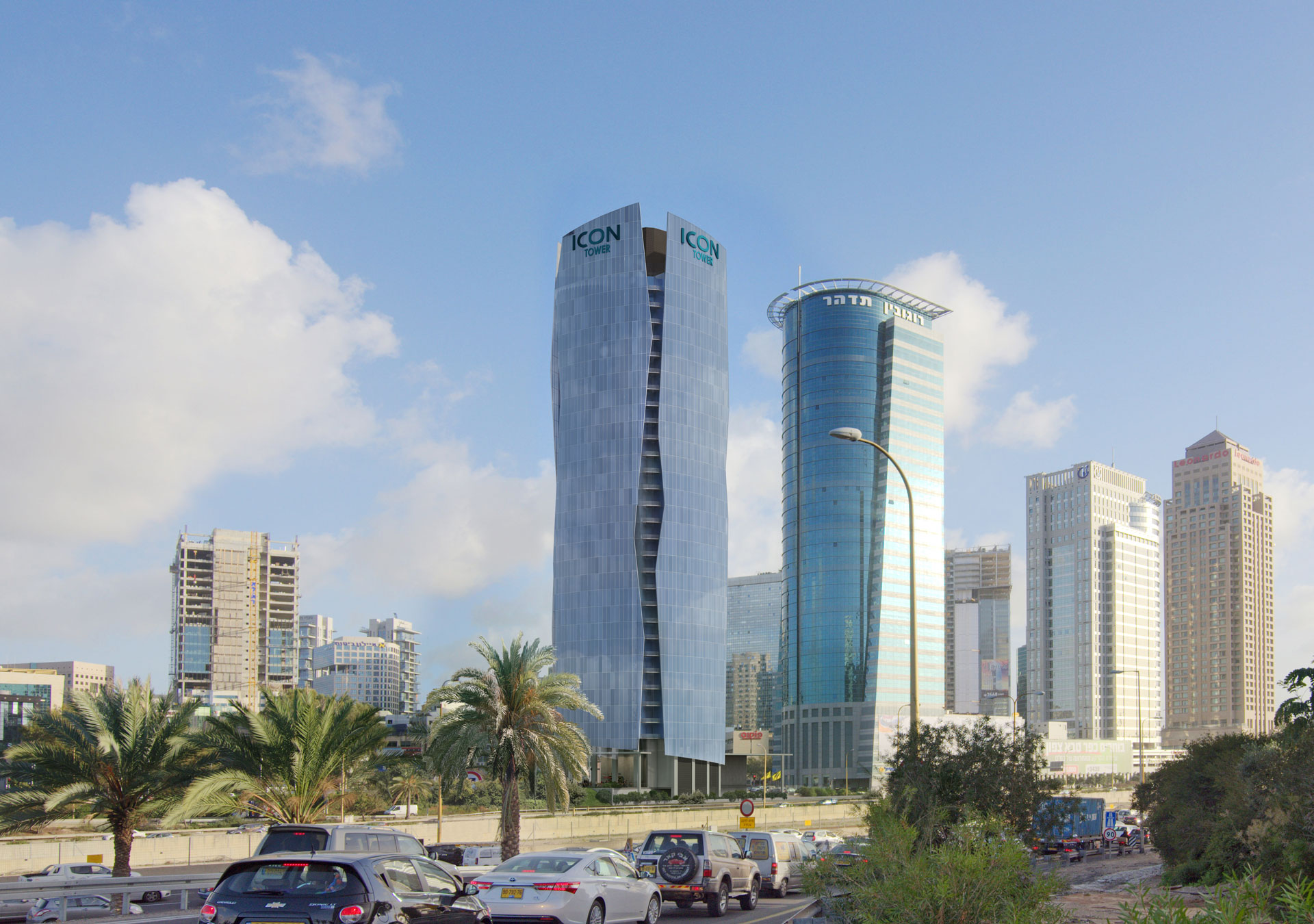 מגדל אייקון ICON TOWER - משרדים מפוארים להשכרה בגוש דן - R&B